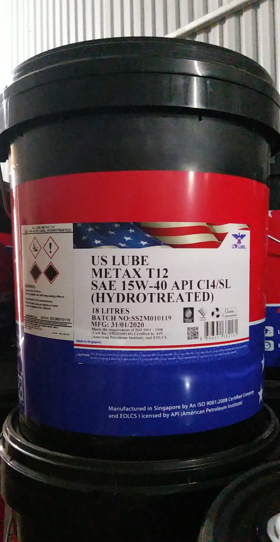 US LUBE METAX T12 (SHPD Hydro-Treated) - CÔNG TY TNHH THƯƠNG MẠI VÀ ...